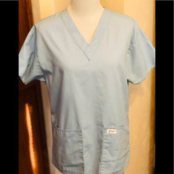 Crest | Tops | Nurse Light Blue Scrub Top | Poshmark
